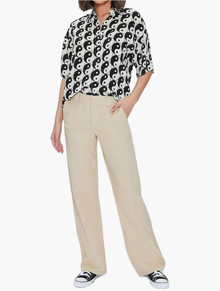 MyRunway | Shop Forever 21 Khaki Straight Leg Twill Pants for Women from MyRunway.co.za
